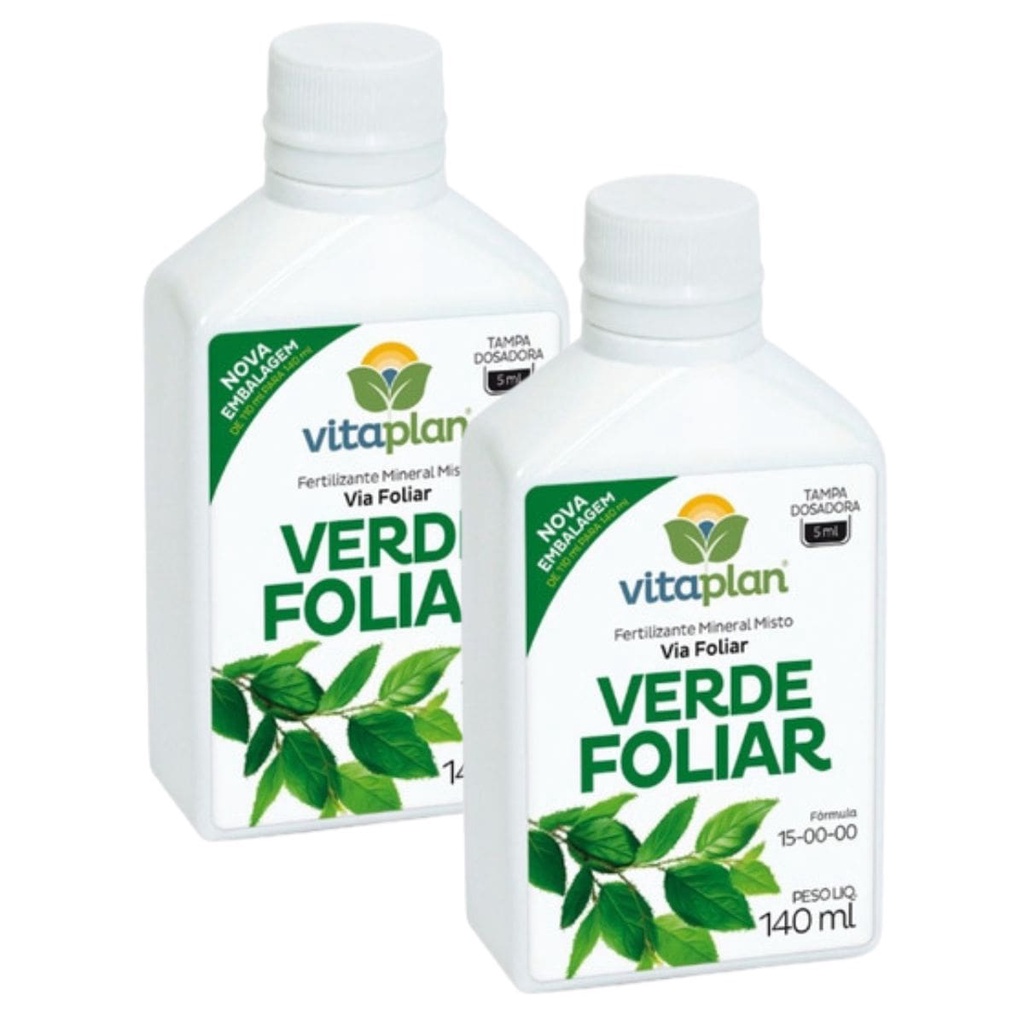 2 Adubo Fertilizante Mineral Líquido Concentrado Verde Foliar Para ...
