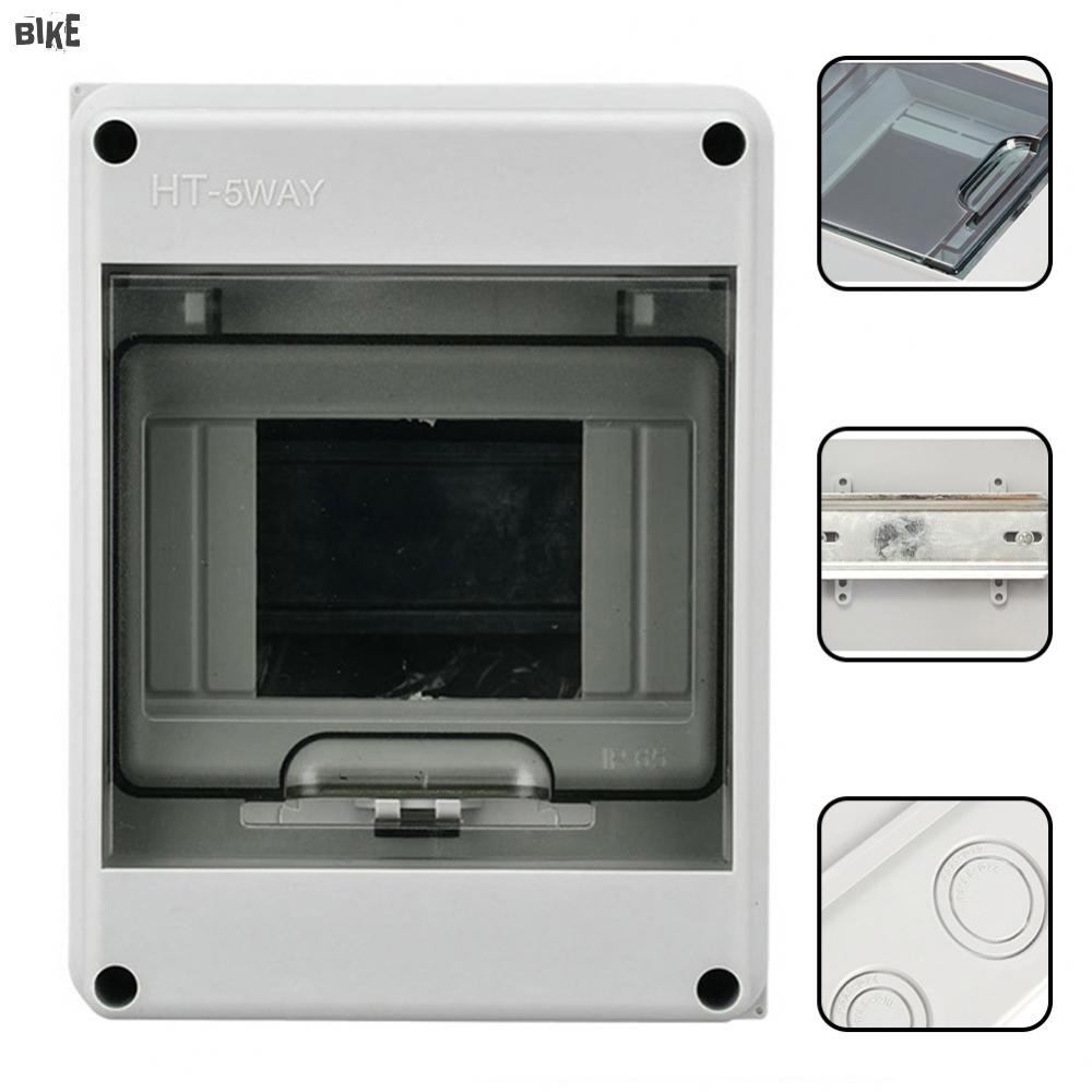 Outdoor Waterproof Distribution Box Surface-Mounted 1Row 5 Modules,IP65 ...