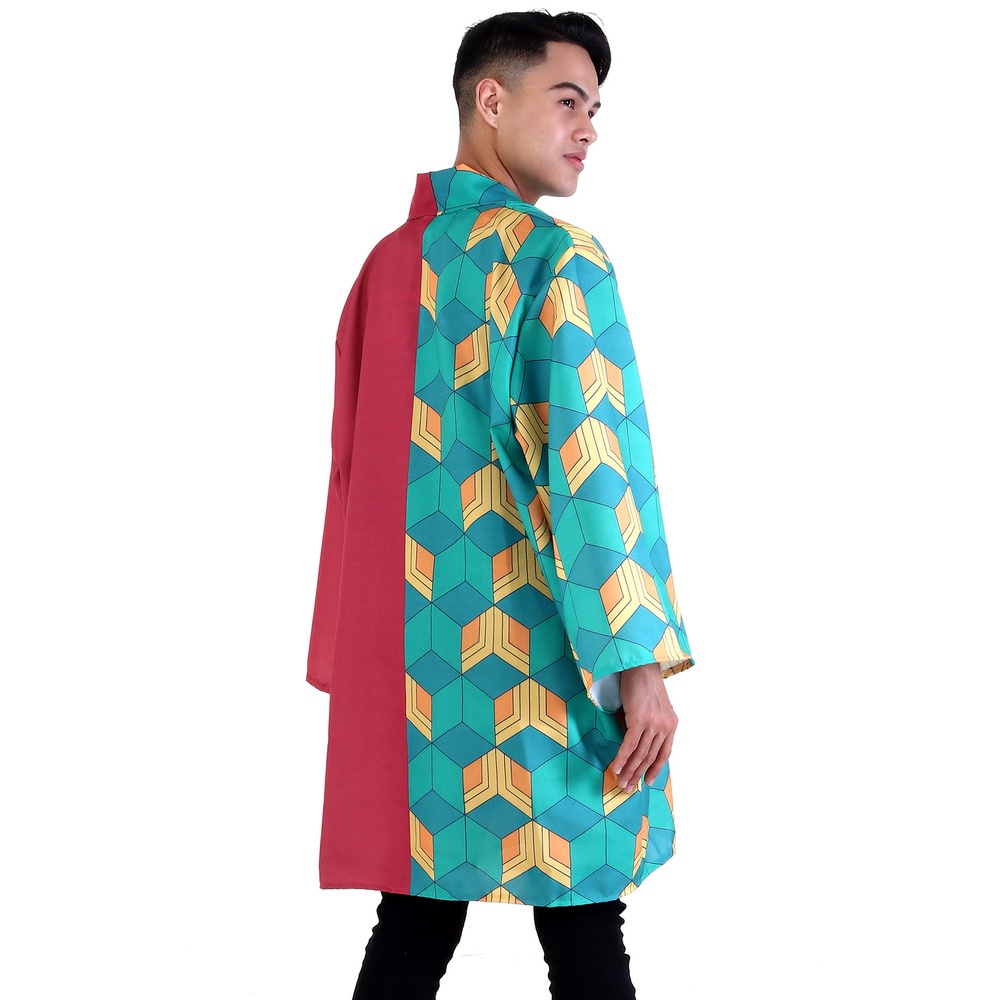 Kimono Manto Demon Slayer Tomioka Anime Kimetsu no Yaiba Cosplay ...