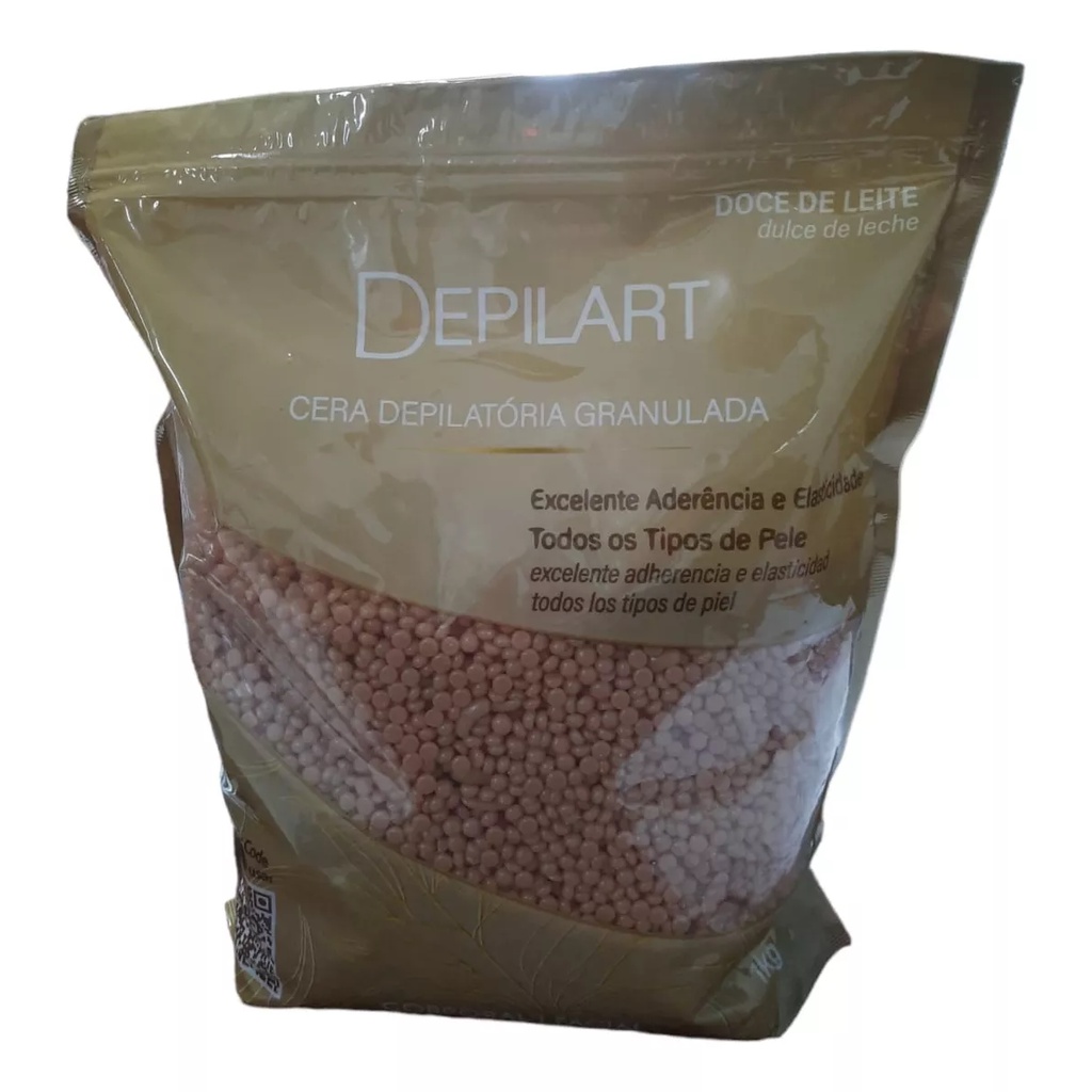 Cera Granulada Doce de Leite 1Kg Depilart | Shopee Brasil