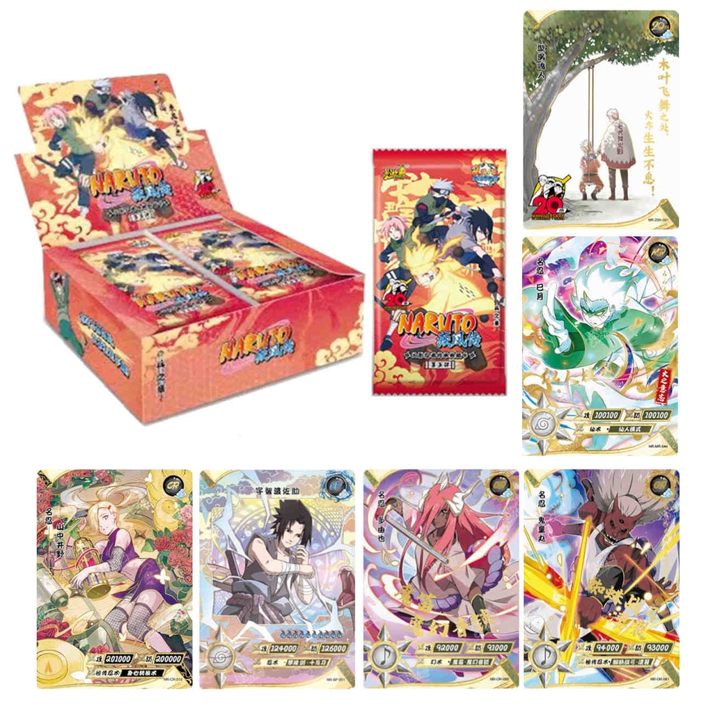 Booster Box Naruto Kayou Oficial Tier 2 Coleção 5 (Coleção Especial 20 ...