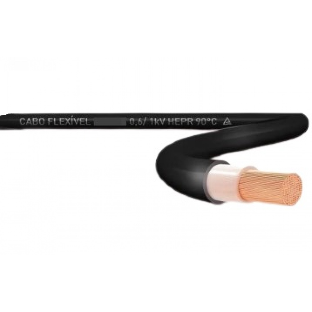 CABO FLEXIVEL NAX 0,6/1KV 16MM PRETO 1 METRO COBRECOM IMETRO | Shopee Brasil