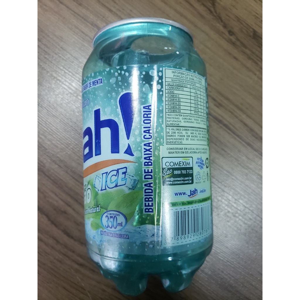LATA PET JAH ICE PLASTICO | Shopee Brasil