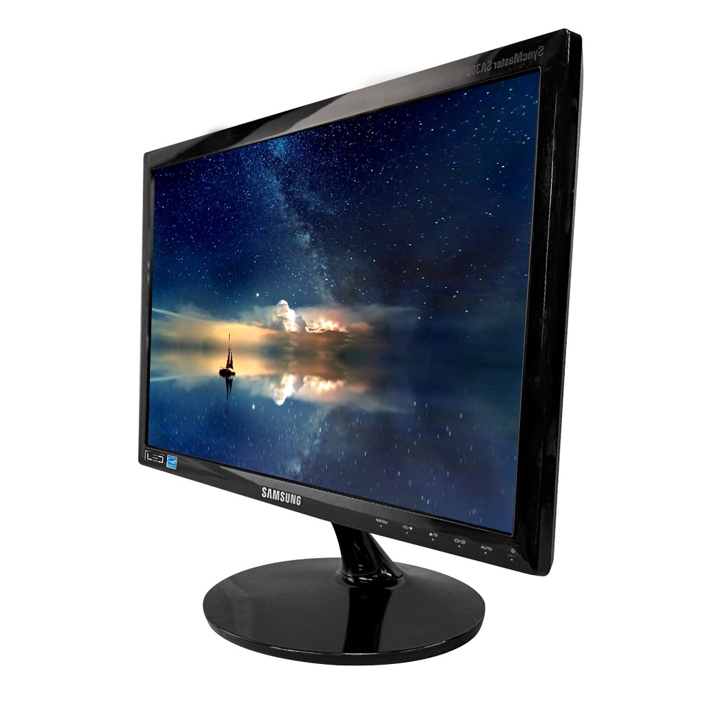 Monitor Samsung S19A300B 18,5" Full HD Bivolt Preto 60Hz - Escorrega o ...