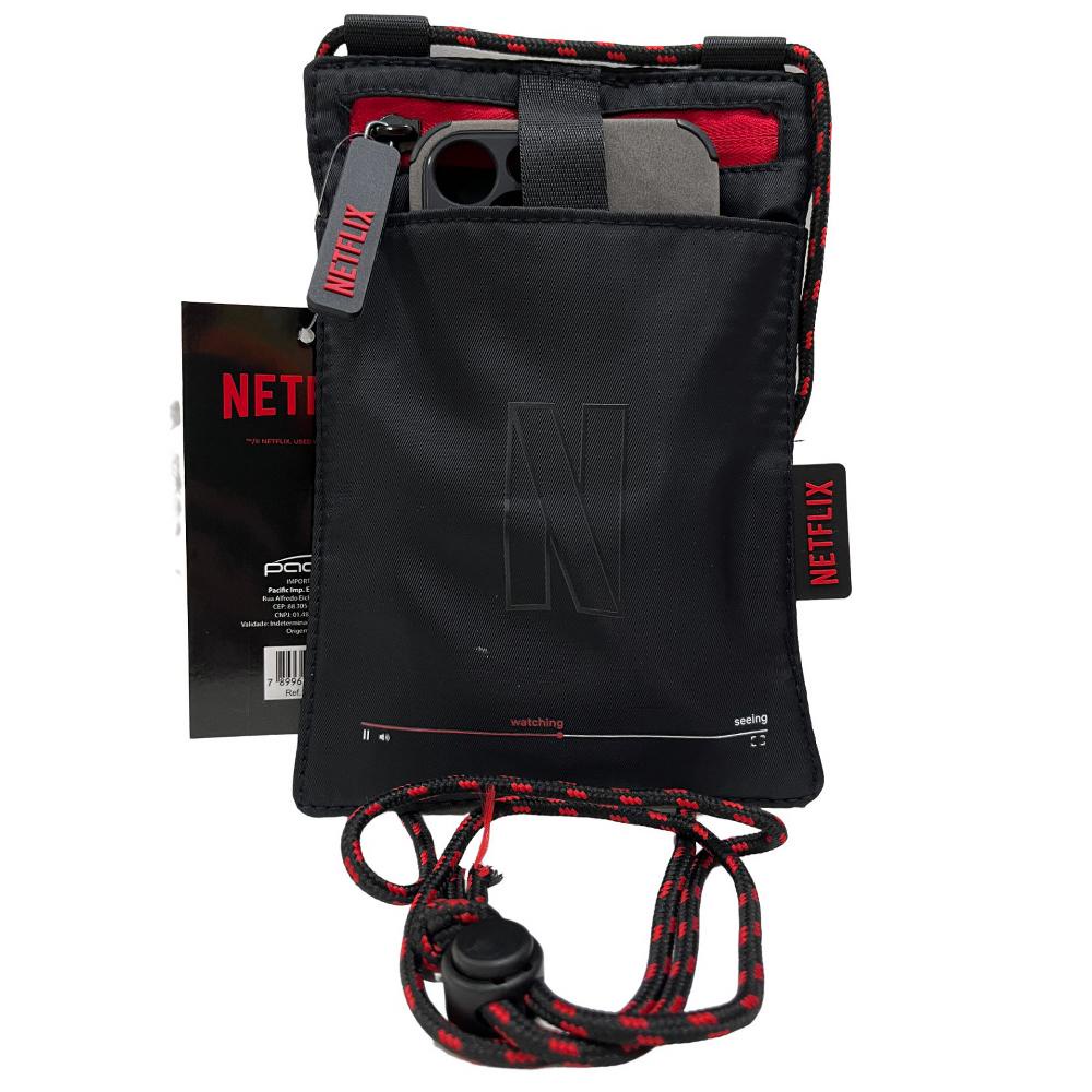 Bolsa Transversal Porta Celular Netflix Pacific | Shopee Brasil