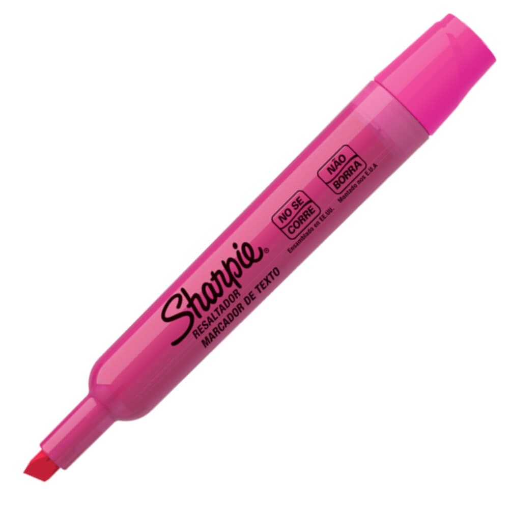 Marca Texto Sharpie Permanente Rosa | Shopee Brasil