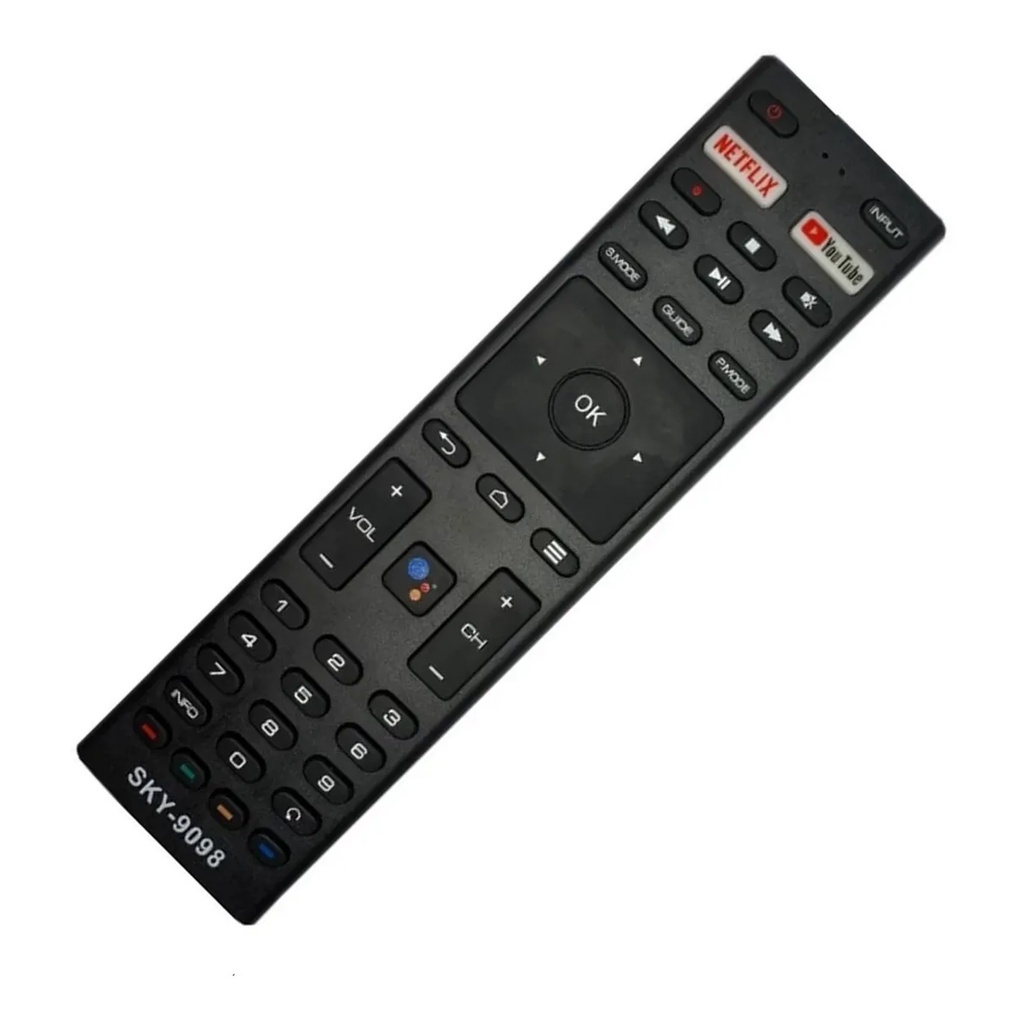 Controle Remoto Compativel Jvc Smart Tv 4k Netflix Youtube 9098 ...