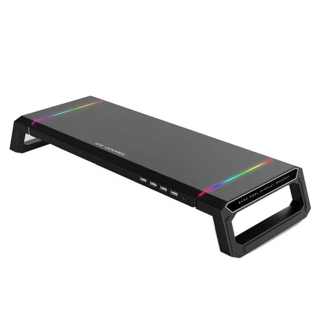 Base Suporte Mesa Para Elevar Monitor 10 Modo Rgb + 4 USB | Shopee Brasil