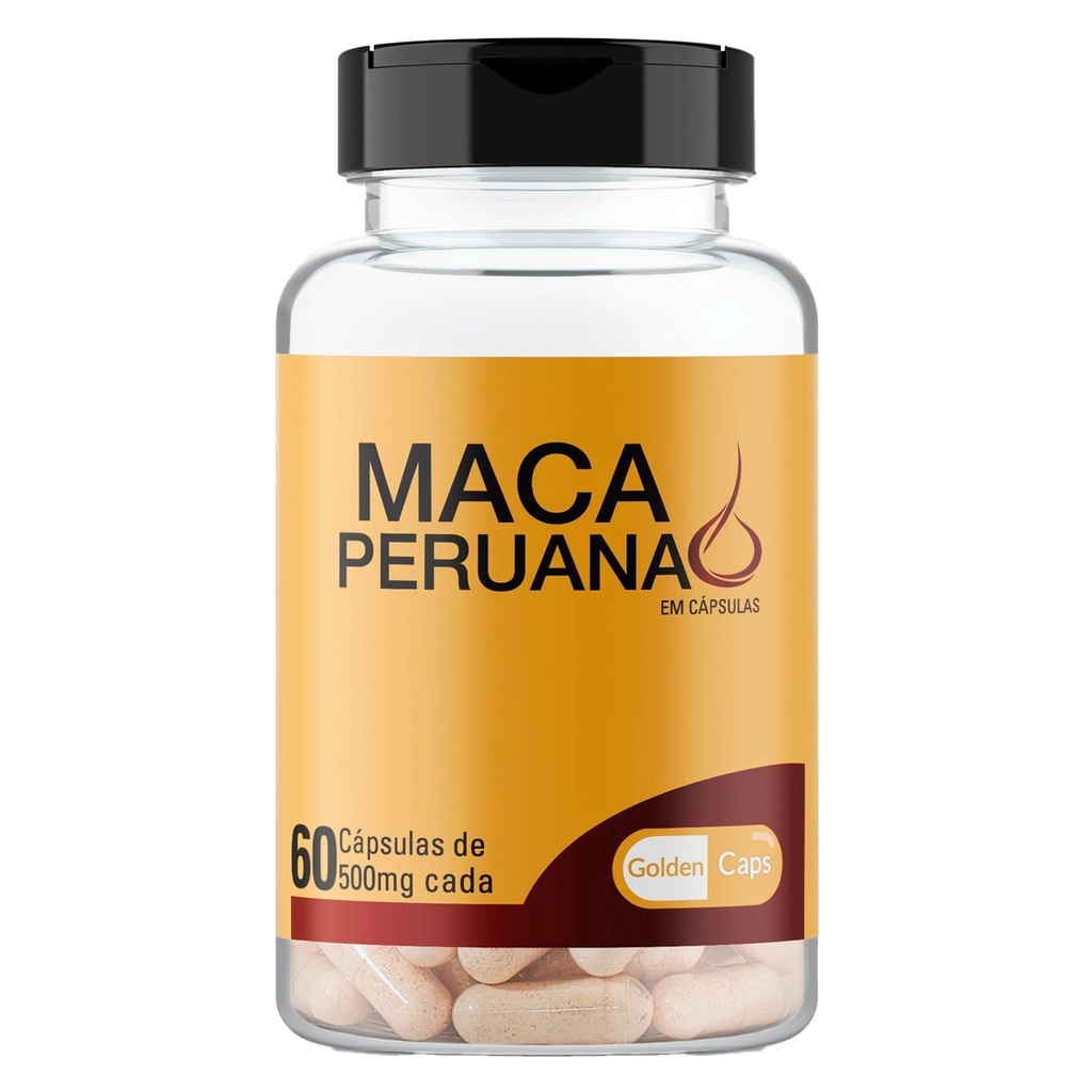 GOLDEN CAPS MACA PERUANA 60 CAPS 500 MG | Shopee Brasil