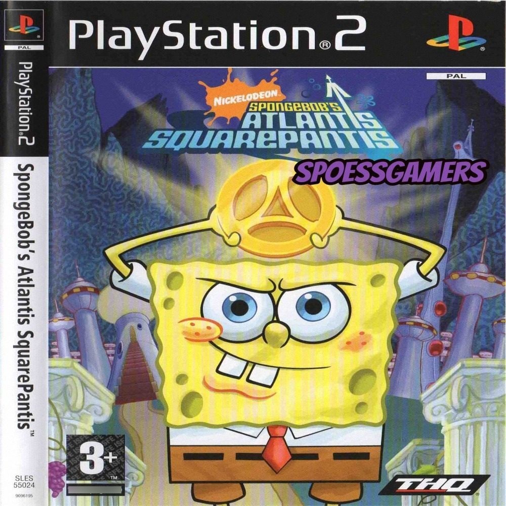 Bob Esponja Atlantis Squarepantis Ps2 Desbloqueado Patch | Shopee Brasil