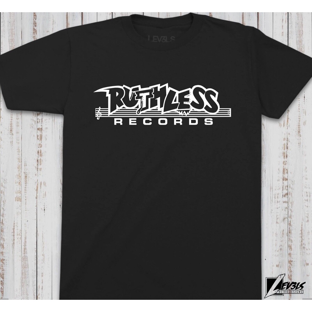 Camiseta Masculina Com Gola Redonda Ruthless Records Logo 80S 90S ...