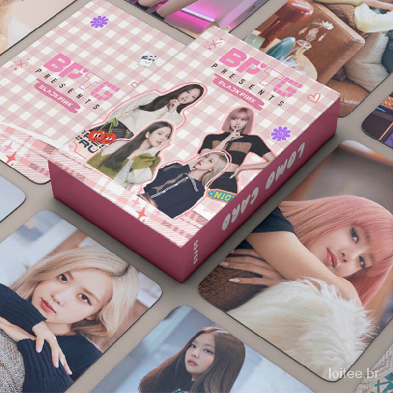 55pcs/set blackpink photocard / Lomo Cards Summer Diary Photocards Lisa ...