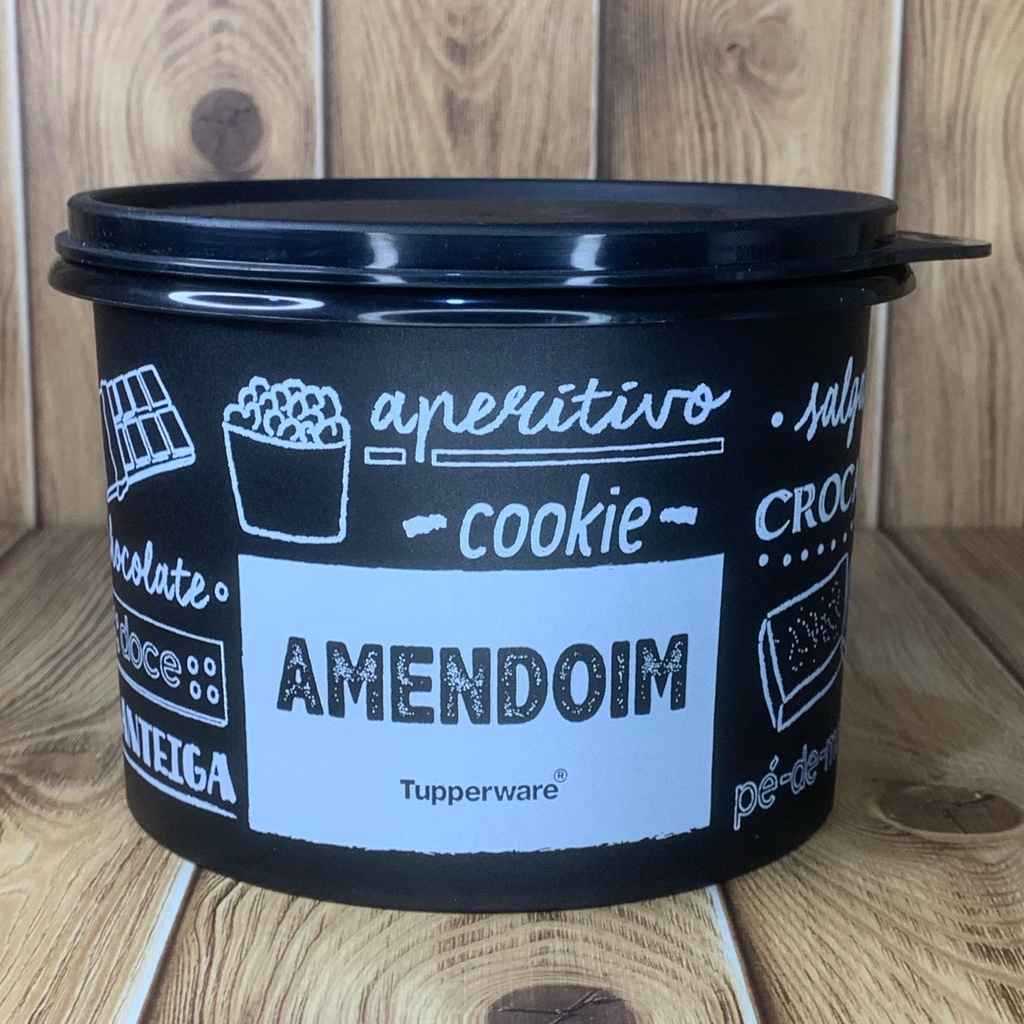 Pote Tupperware Amendoim PB 1,1 Litro Original Novo Ótima Conservação ...