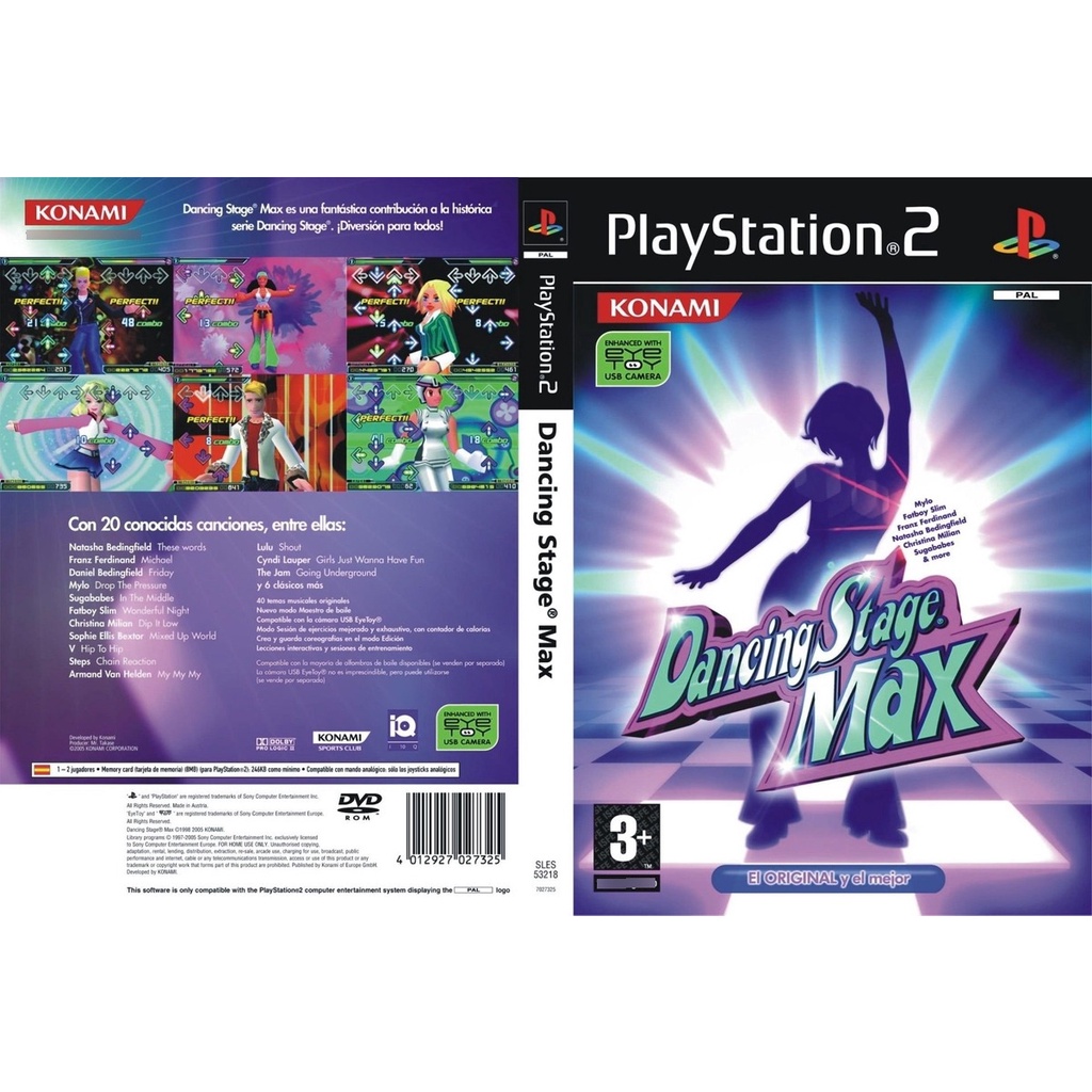 Jogo Dancing Stage Max Ps2 | Shopee Brasil