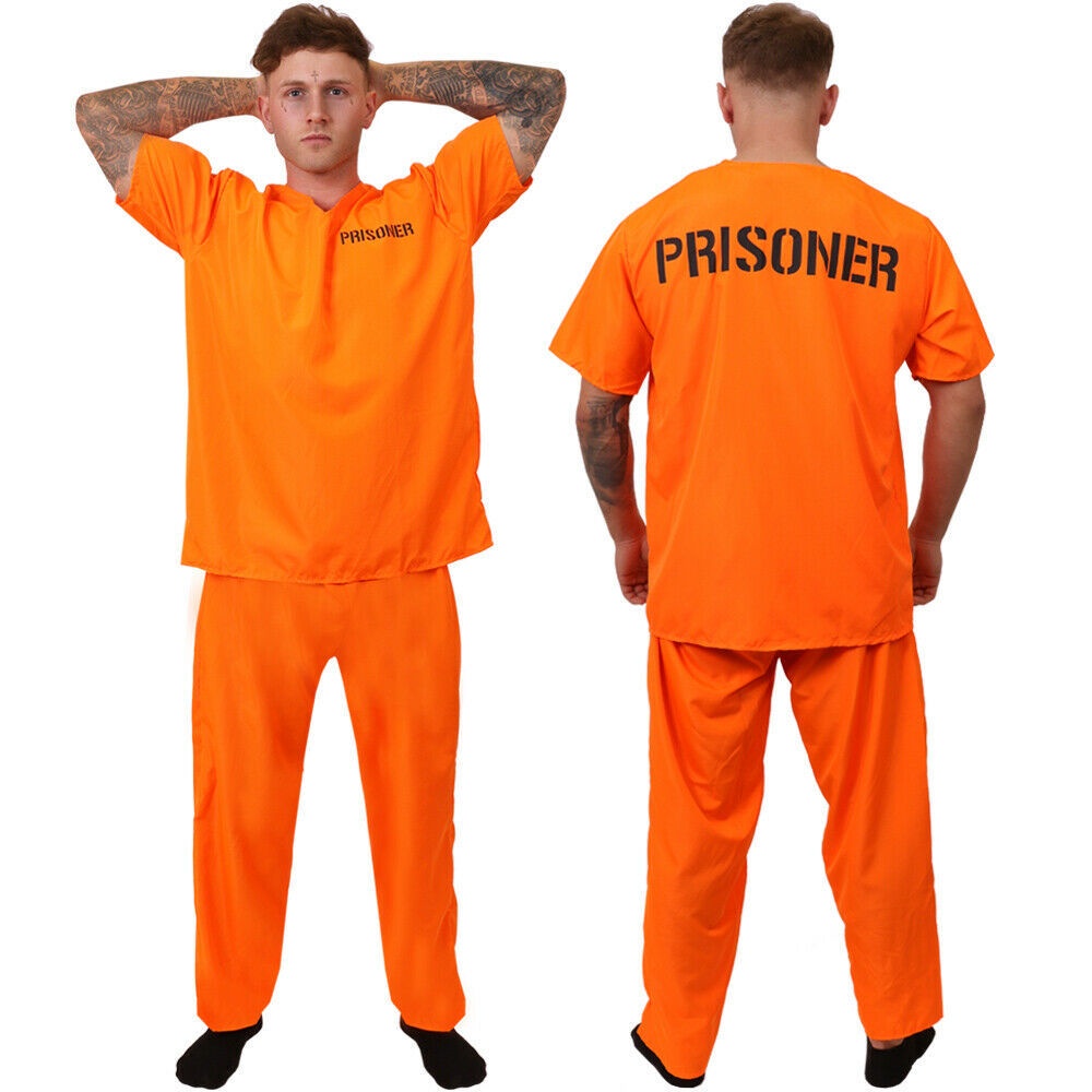 Cosplay Uniforme de Prisioneiro Uniforme de Prisioneiro Uniforme de ...
