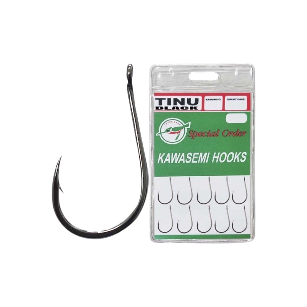 Anzol Kawasemi Hooks Tinu Black (Cartela) N 5 C/20un | Shopee Brasil