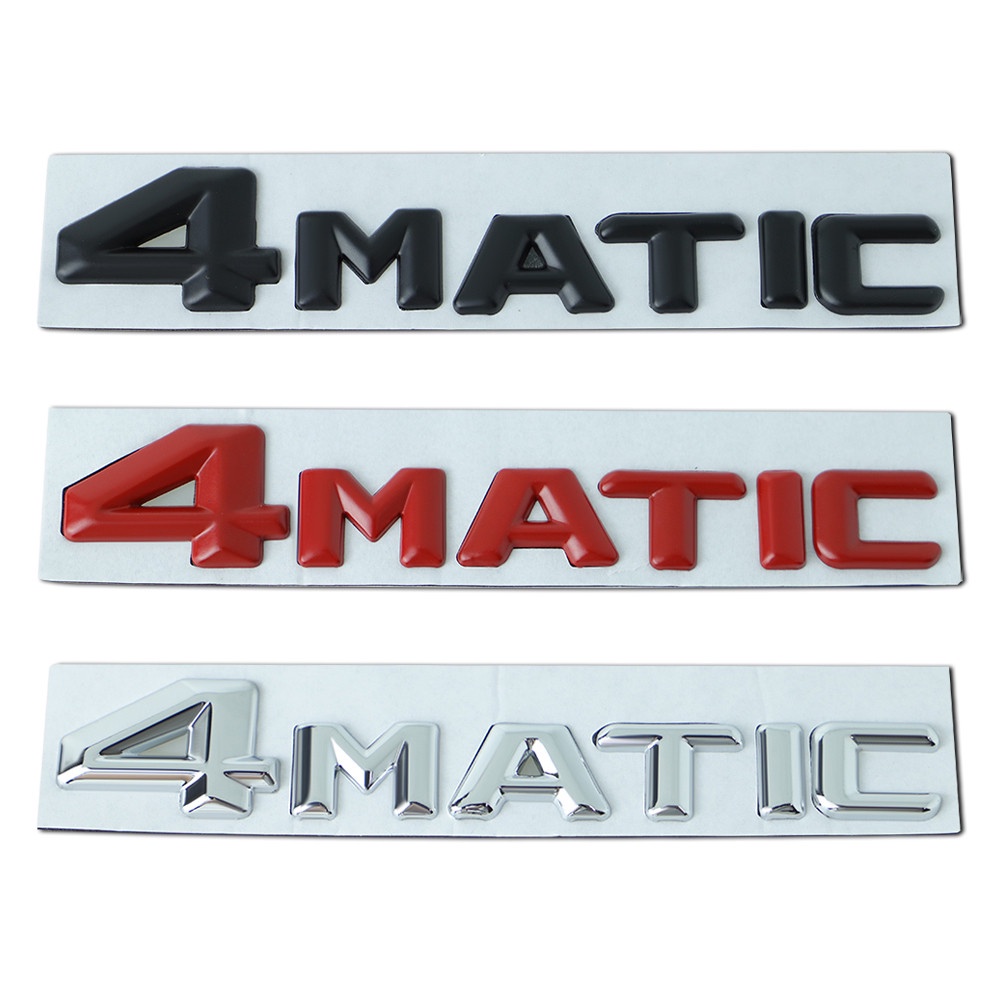 4MATIC Emblem Car Sticker 三维 Metal 4 MATIC Badge Decals for Mercedes ...