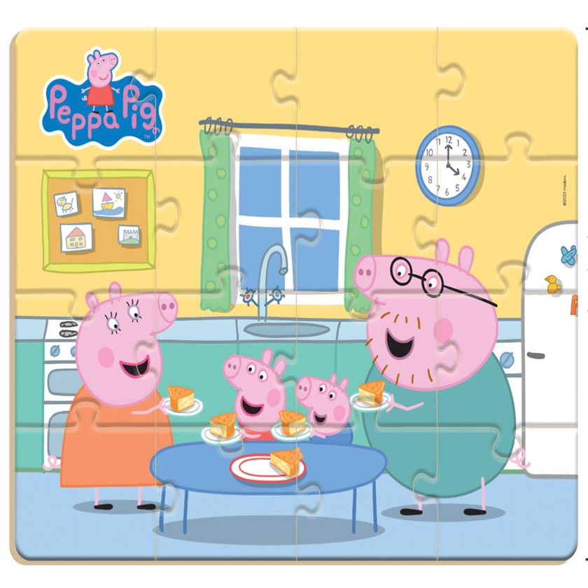 Quebra-cabeca Gigante Peppa Pig 16 Pecas Grandes Nig | Shopee Brasil