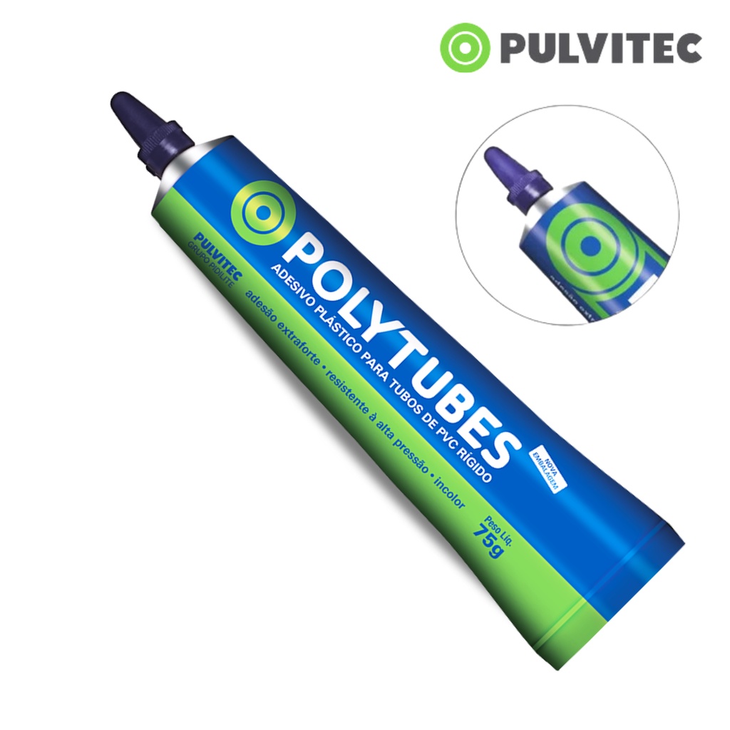 Adesivo Plástico Especial Bisnaga 75g Cola Incolor Tubo Cano PVC Rígido ...