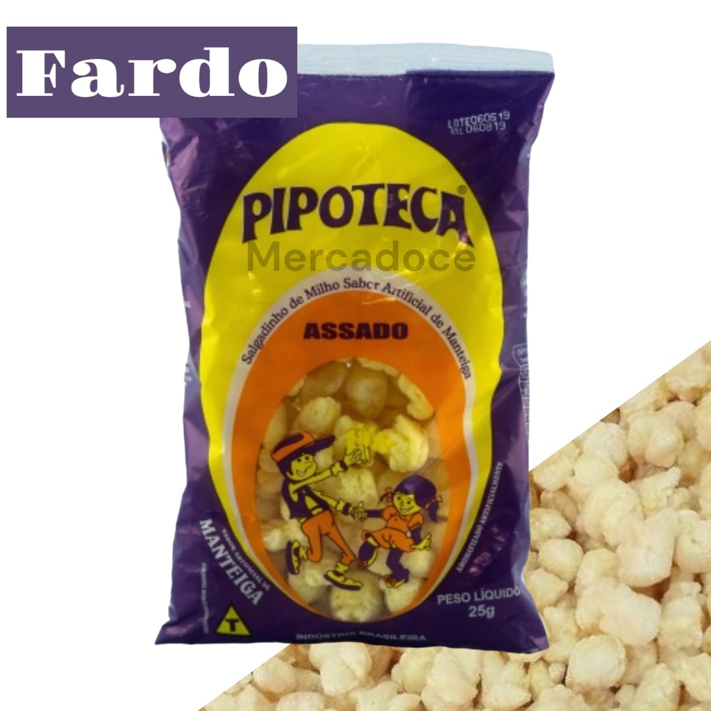 Pipoteca Amanteigada 10X25g | Shopee Brasil