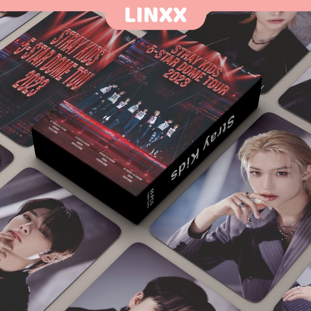 LINXX 55 Pcs Stray Kids Dome Tour Álbum Lomo Card Kpop Photocards Série ...