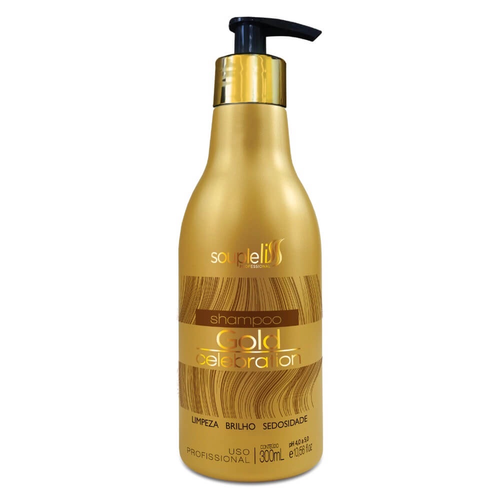 Shampoo Gold Celebration - 300ml | Shopee Brasil