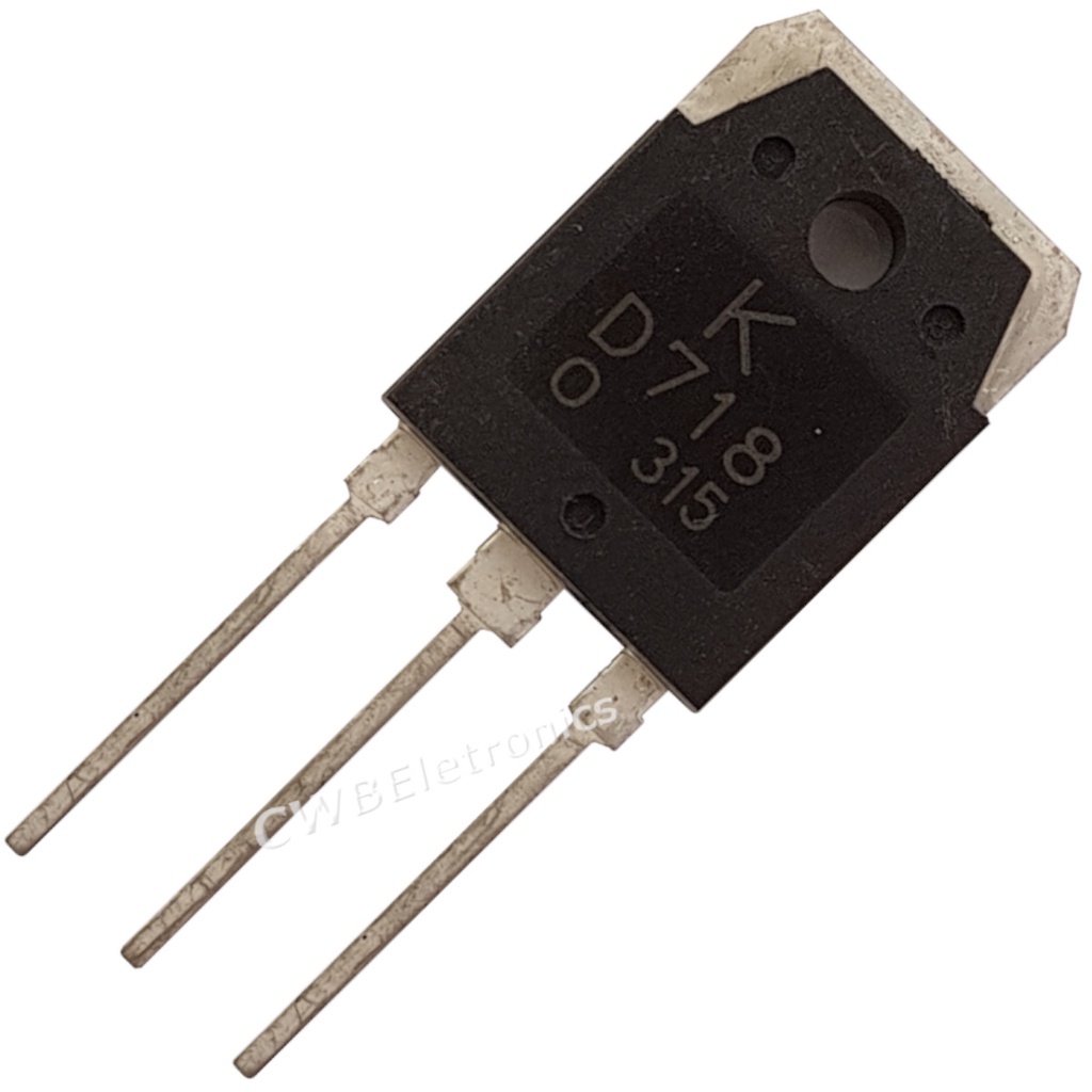 Transistor Bipolar 2sd718 (5 Peças) 2sd 718 D718 | Shopee Brasil