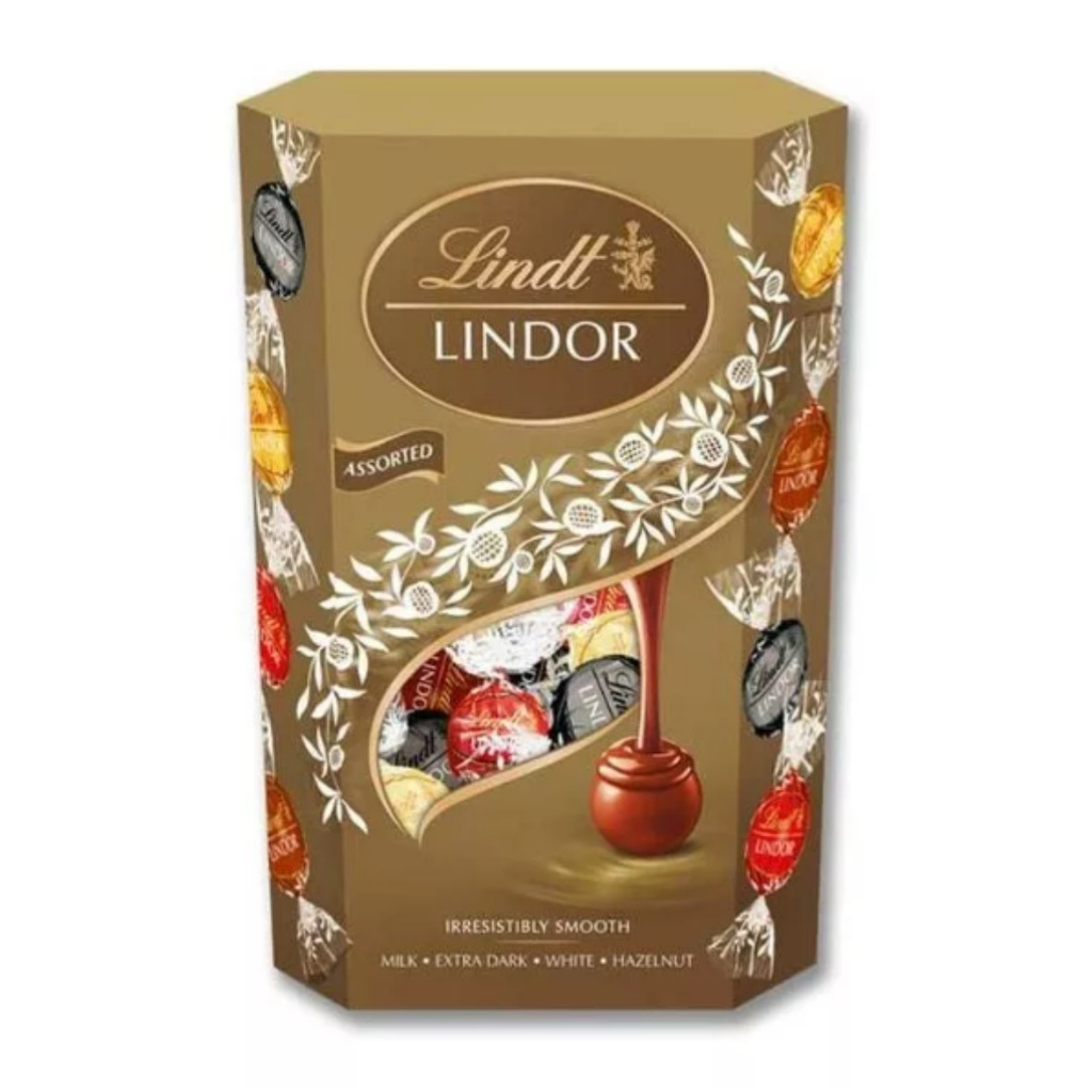 Bombom Chocolate Sortido Recheado Cremoso Lindor 200G Lindt | Shopee Brasil