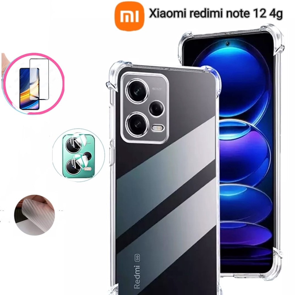 Capa de Silicone Xiaomi Redmi Note 12 4G Note 12 5G Note 12 pro Note12 ...