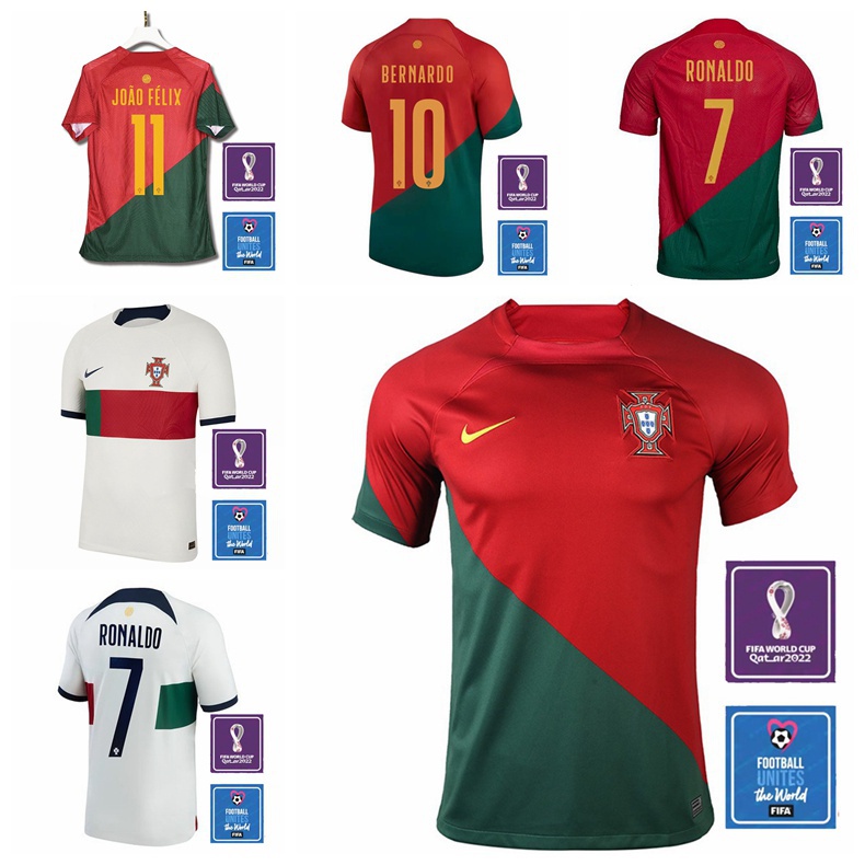 Camisa De Futebol Portugal 2022 Qatar Visitante Da Copa Do Mundo ...