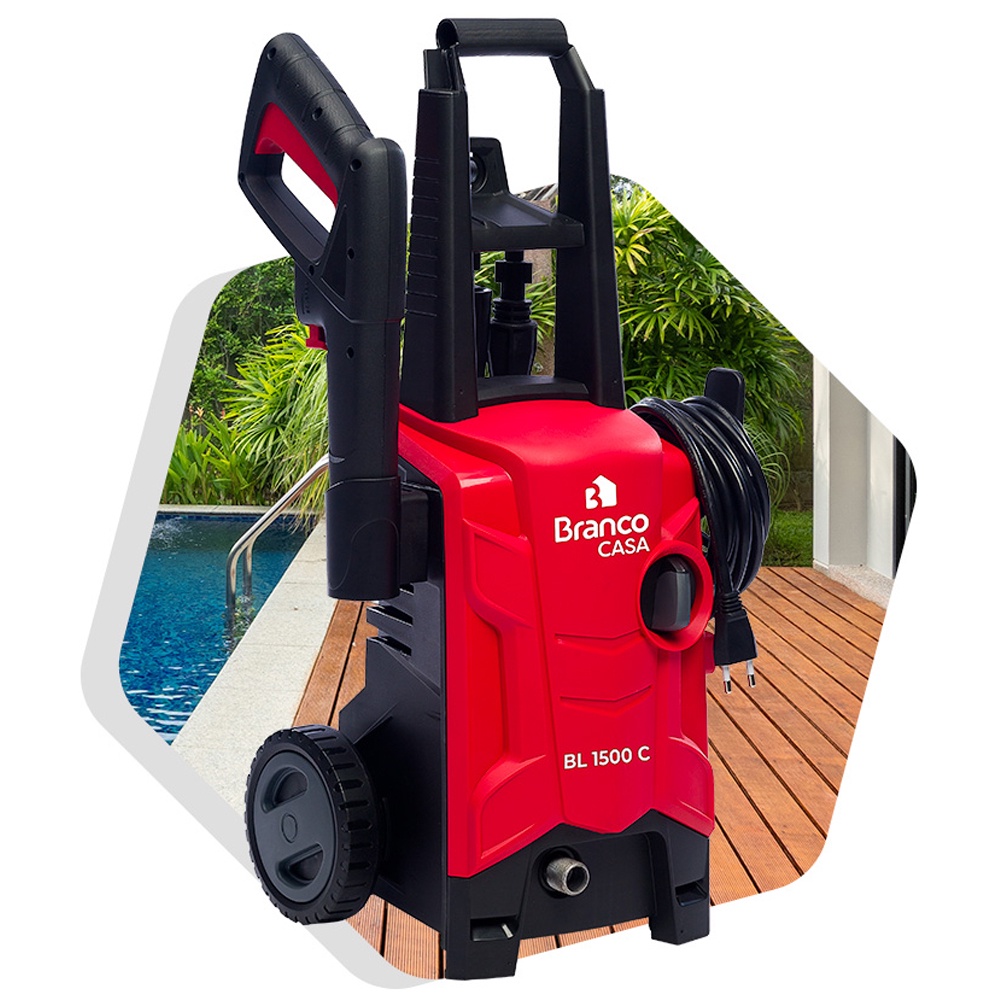 Lavadora de Alta Pressão Bl1500c 1400w 1450 Psi 127v Branco | Shopee Brasil