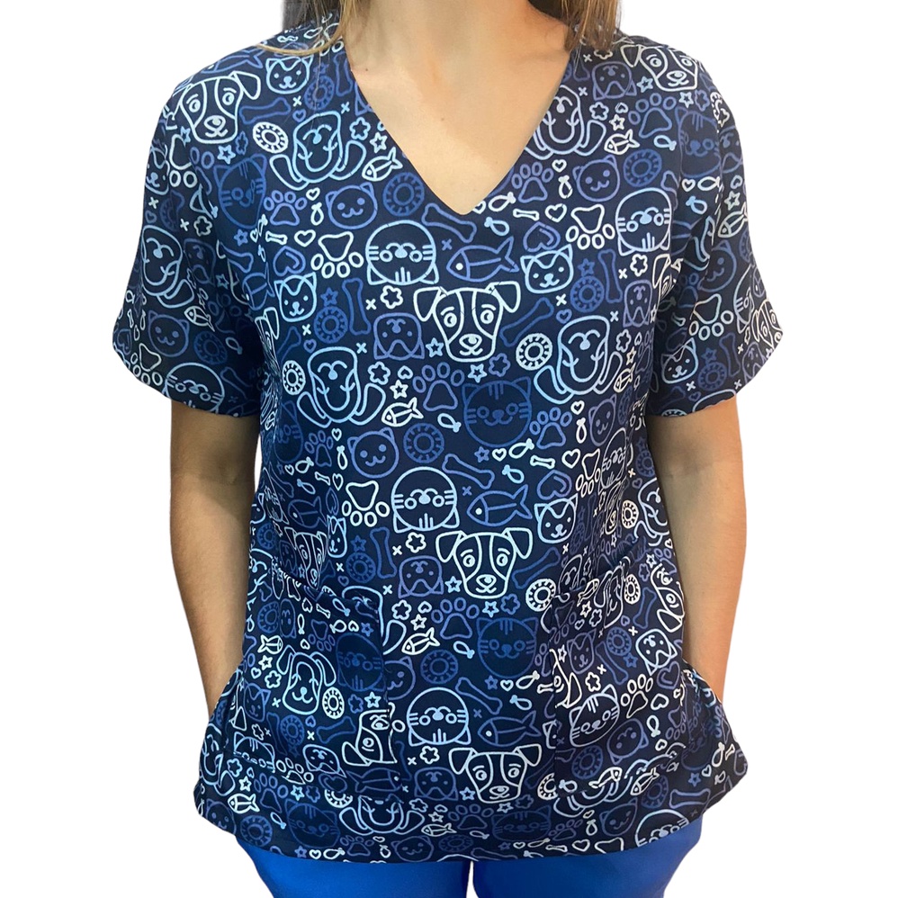 Bata Cirúrgica Avulsa Veterinária Hospitalar Oxford Dog | Shopee Brasil