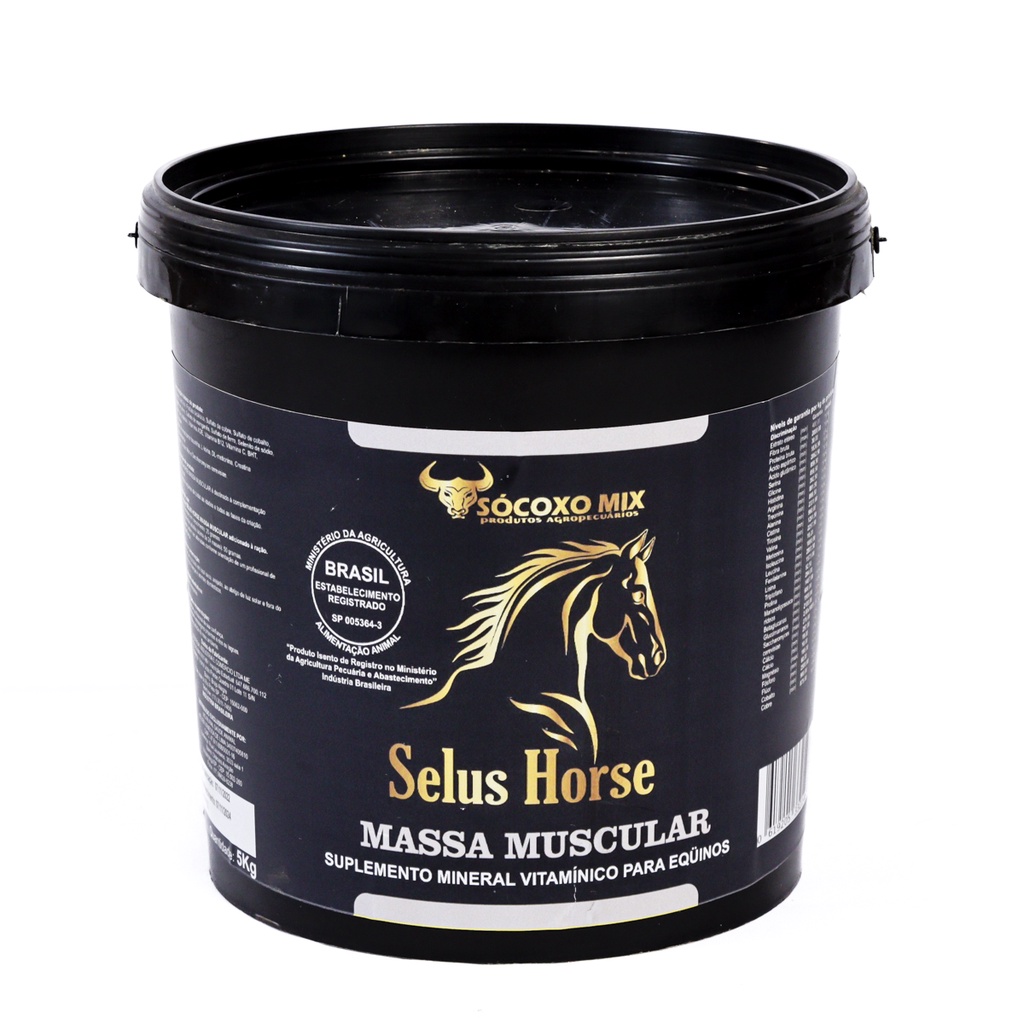 Selus Horse Massa Muscular 5kg | Shopee Brasil
