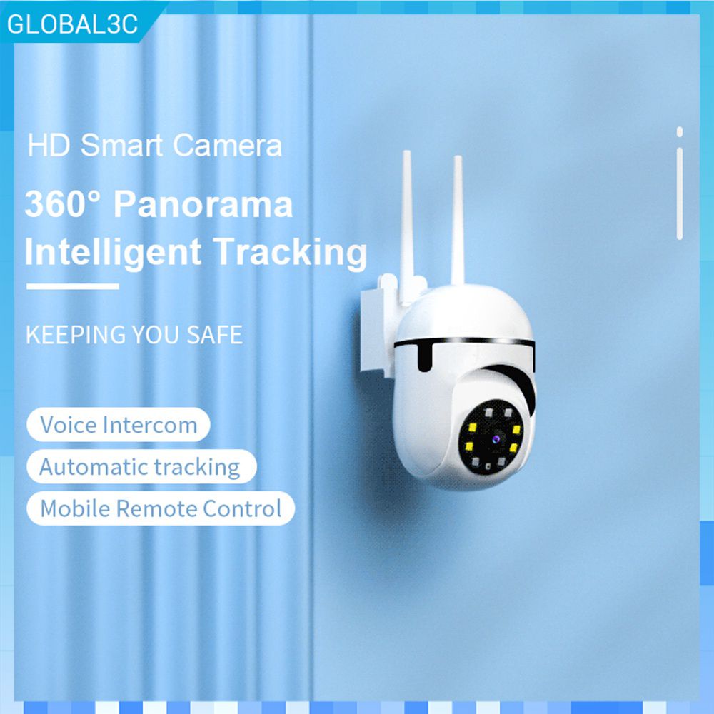 Câmera de Vigilância Sem Fio wifi Smart HD Dia e Noite Full Color HD ...