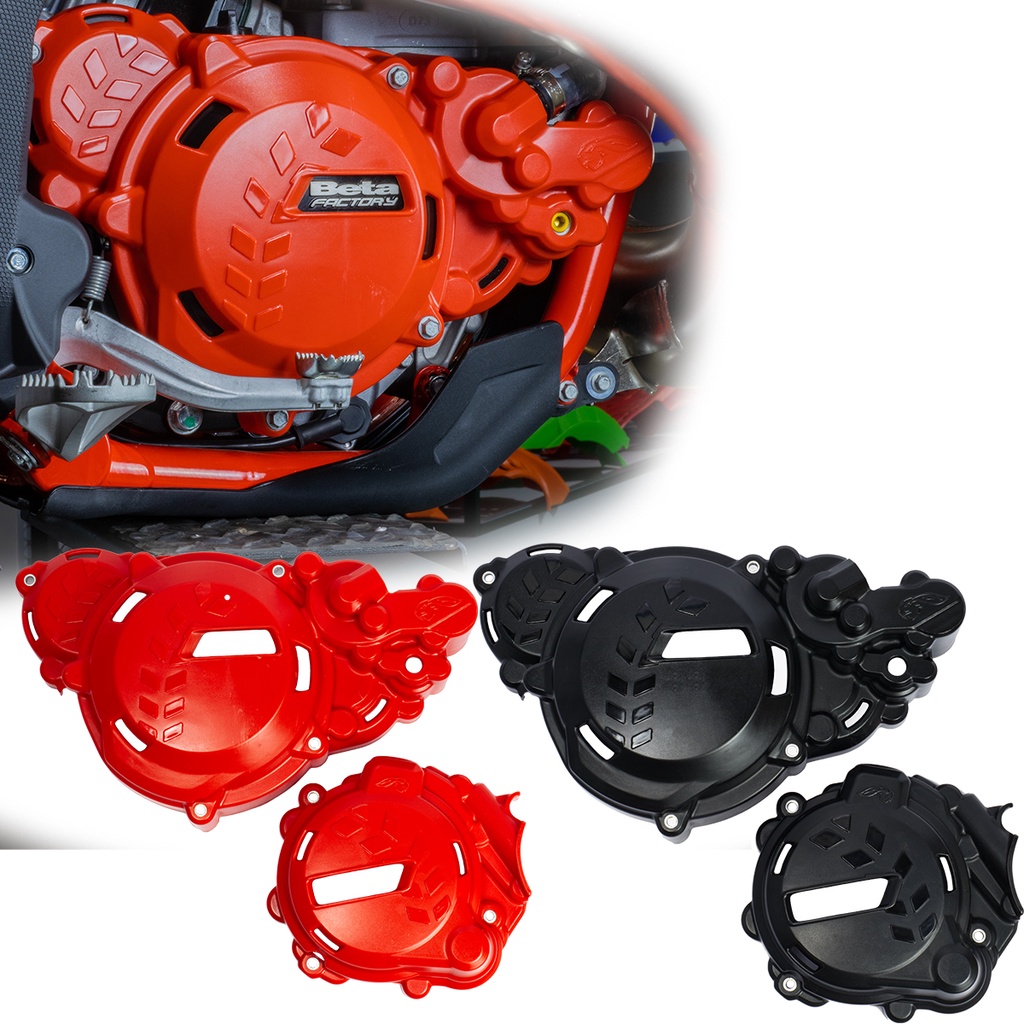 PROTETOR TAMPAS LATERAIS DO MOTOR BETA RR 250/300 2T (2018-2020-2021 ...