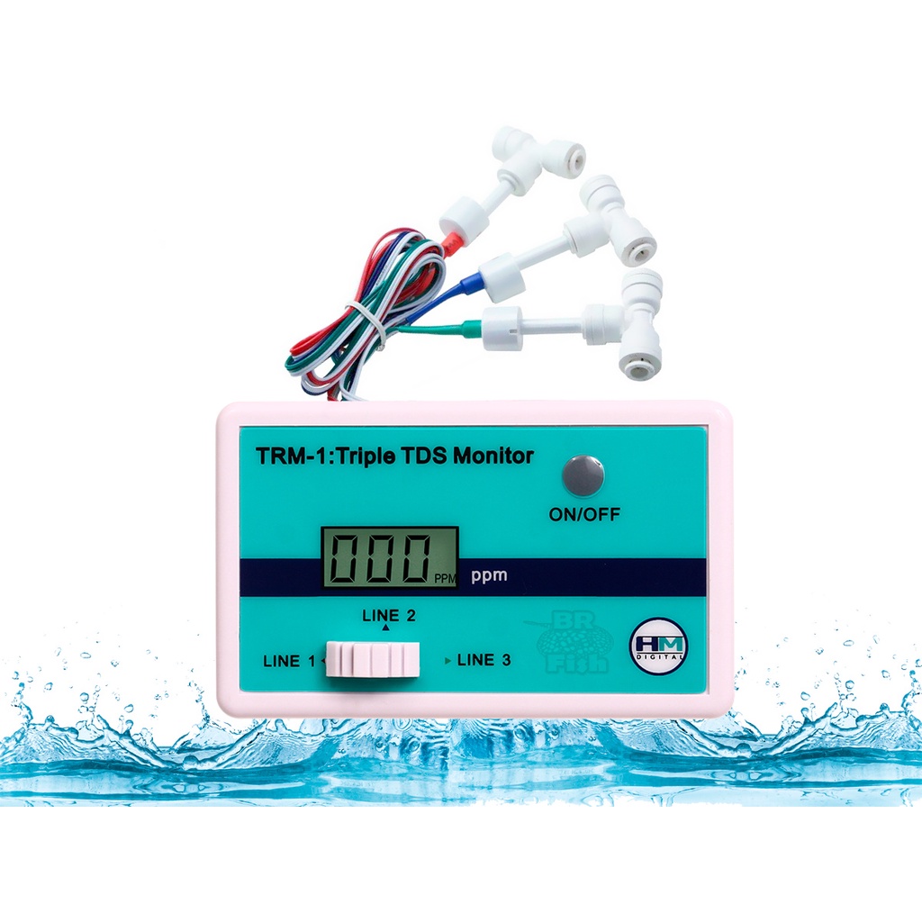 Monitor TDS STD Triplo Em Linha 3 In-line HM Digital TRM-1 | Shopee Brasil