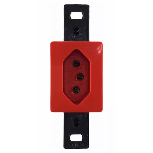 Tomada Simples Para Condulete 2P+T 20A 250V Vermelho Blux | Shopee Brasil
