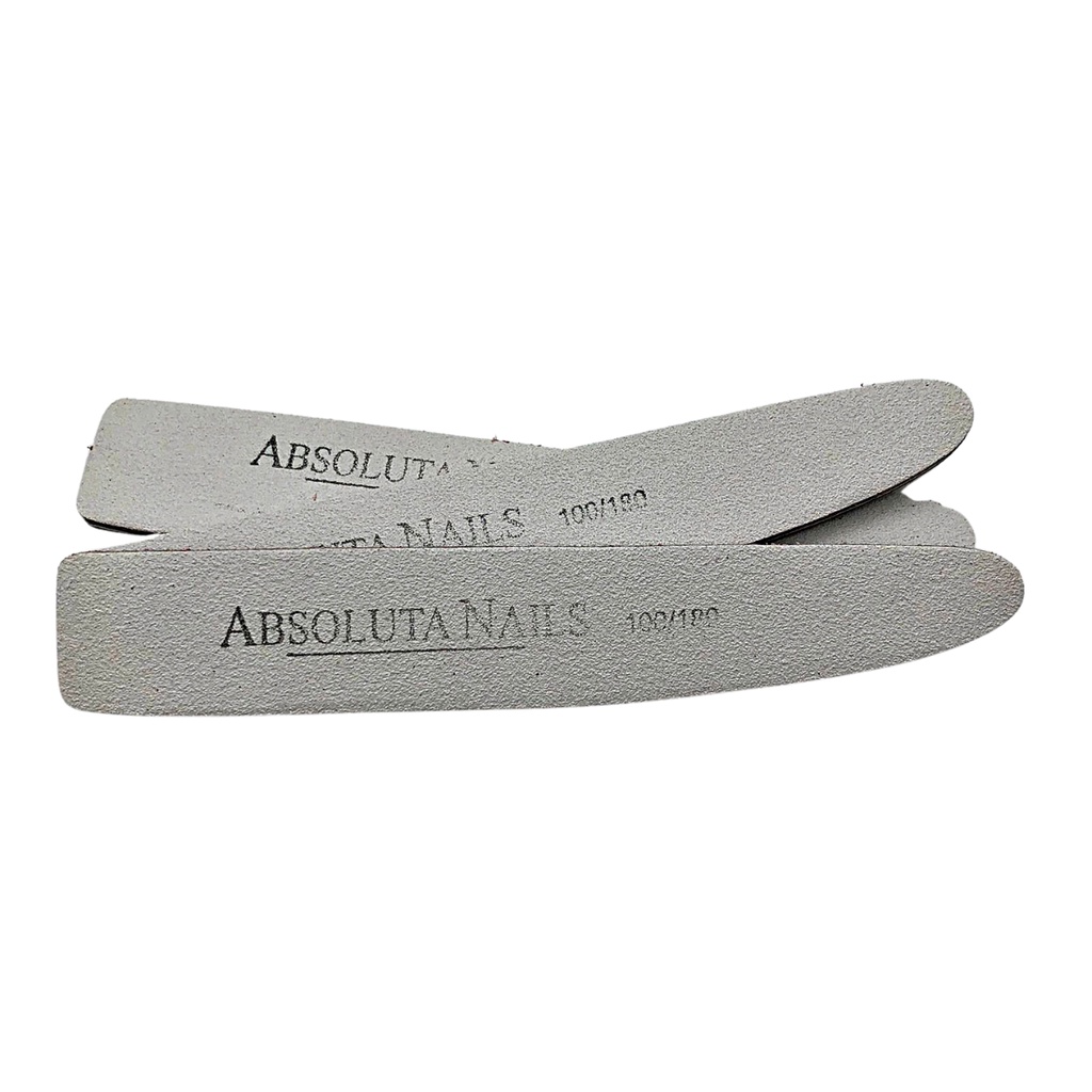 LIXA PARA ALONGAMENTO DE UNHAS FACA 100/180 ABSOLUTA NAILS MAIOR ...