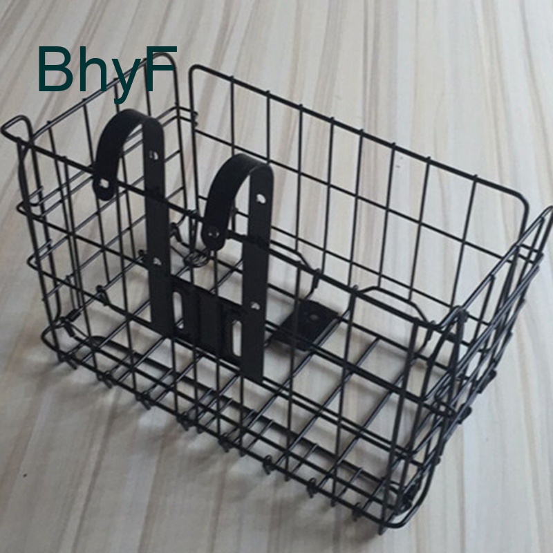 Cesta De Bicicleta De Mountain Bike Dobrável BhyF Arame Metálico ...