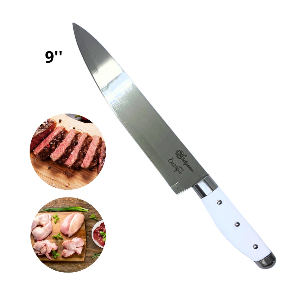 Faca 9'' Cortar Carne Master Chef Cozinha Churrasco Gourmet | Shopee Brasil