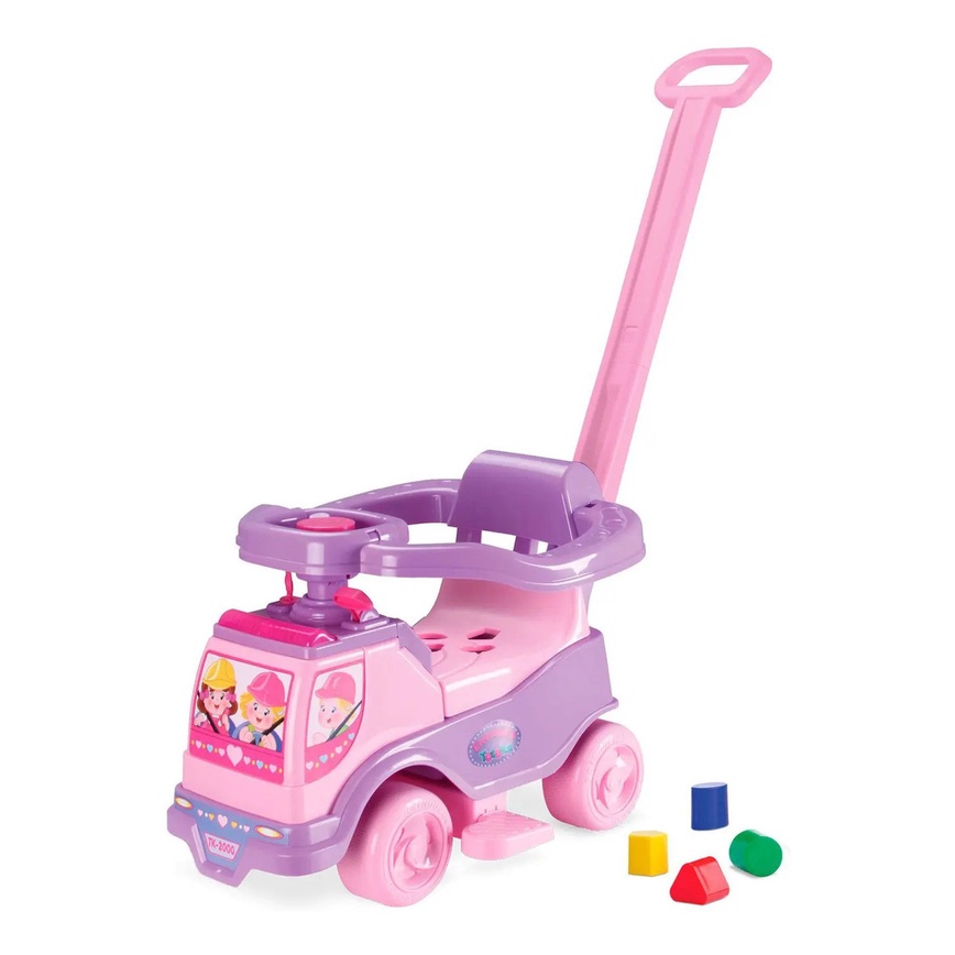 Totoka Plus Infantil Com Apoio 8 em 1 Rosa Passeio Promoção | Shopee Brasil