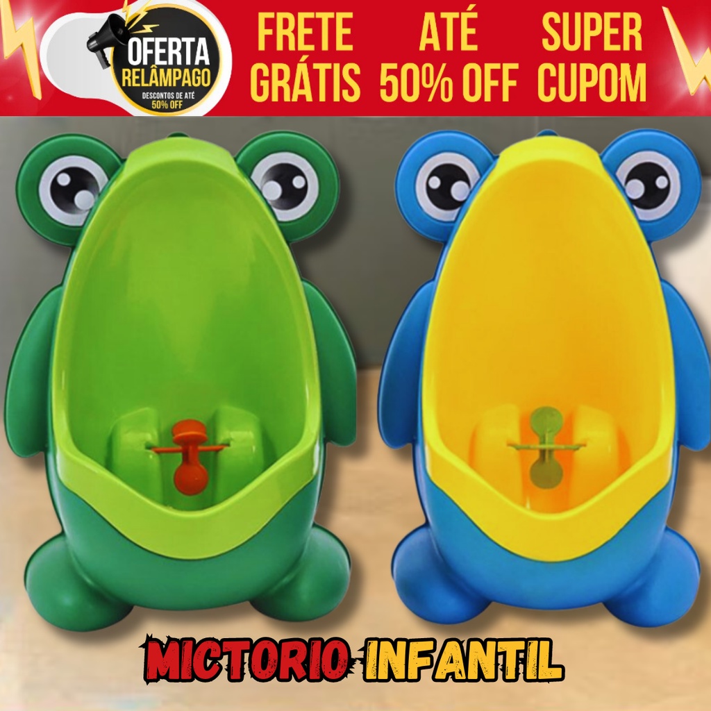 Penico Sapo Mictório Vertical Língua Giratória mictorio Menino Pinico ...