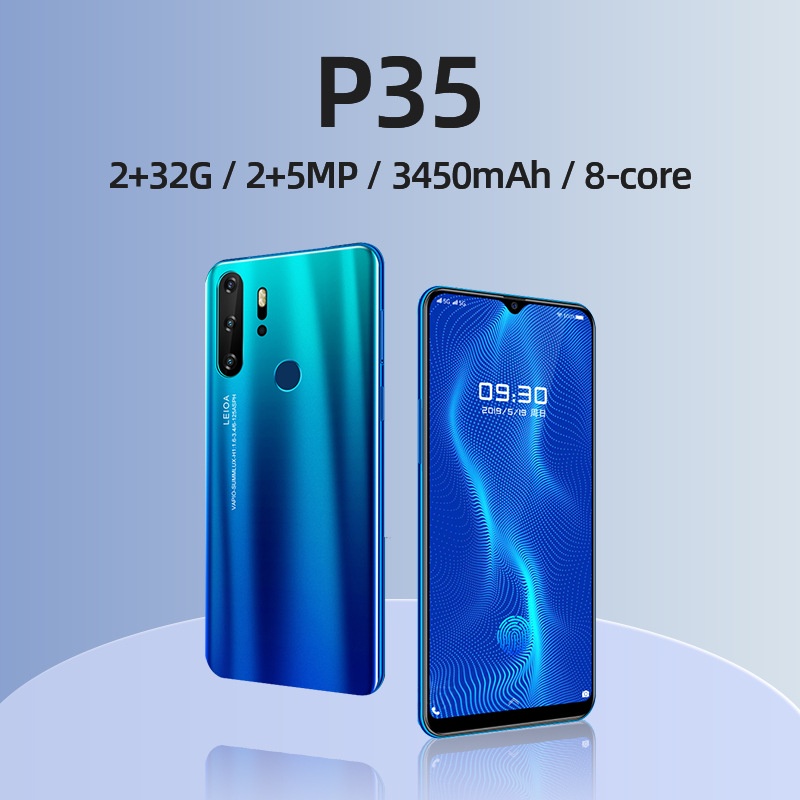 Smartphone Original P35 Pro Android 2GB + 32GB De Memória RAM Dual SIM ...