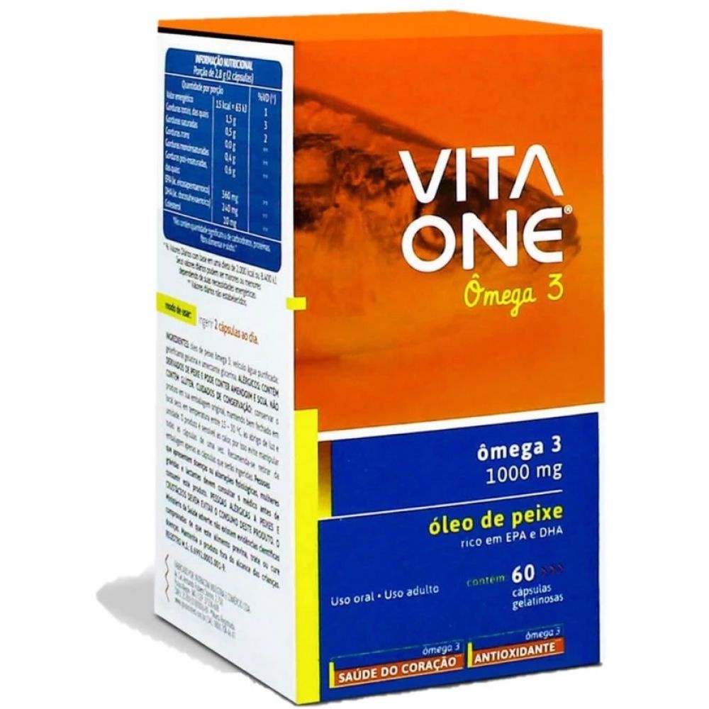 Vitamune Ômega 3 60 Cápsulas de 1000mg Cimed | Shopee Brasil