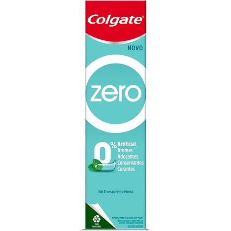 Creme Dental Colgate Zero Adulto Menta 90g | Shopee Brasil