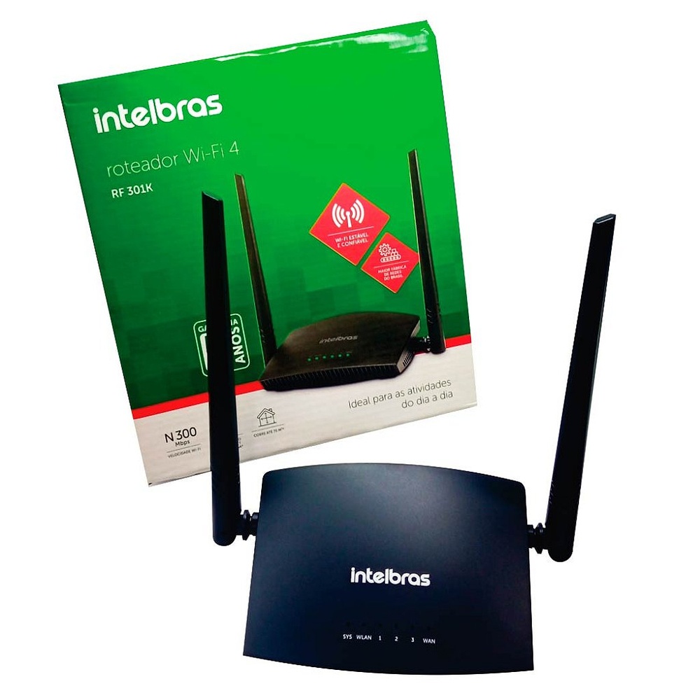 Roteador wifi 4 RF301K - Intelbras | Shopee Brasil