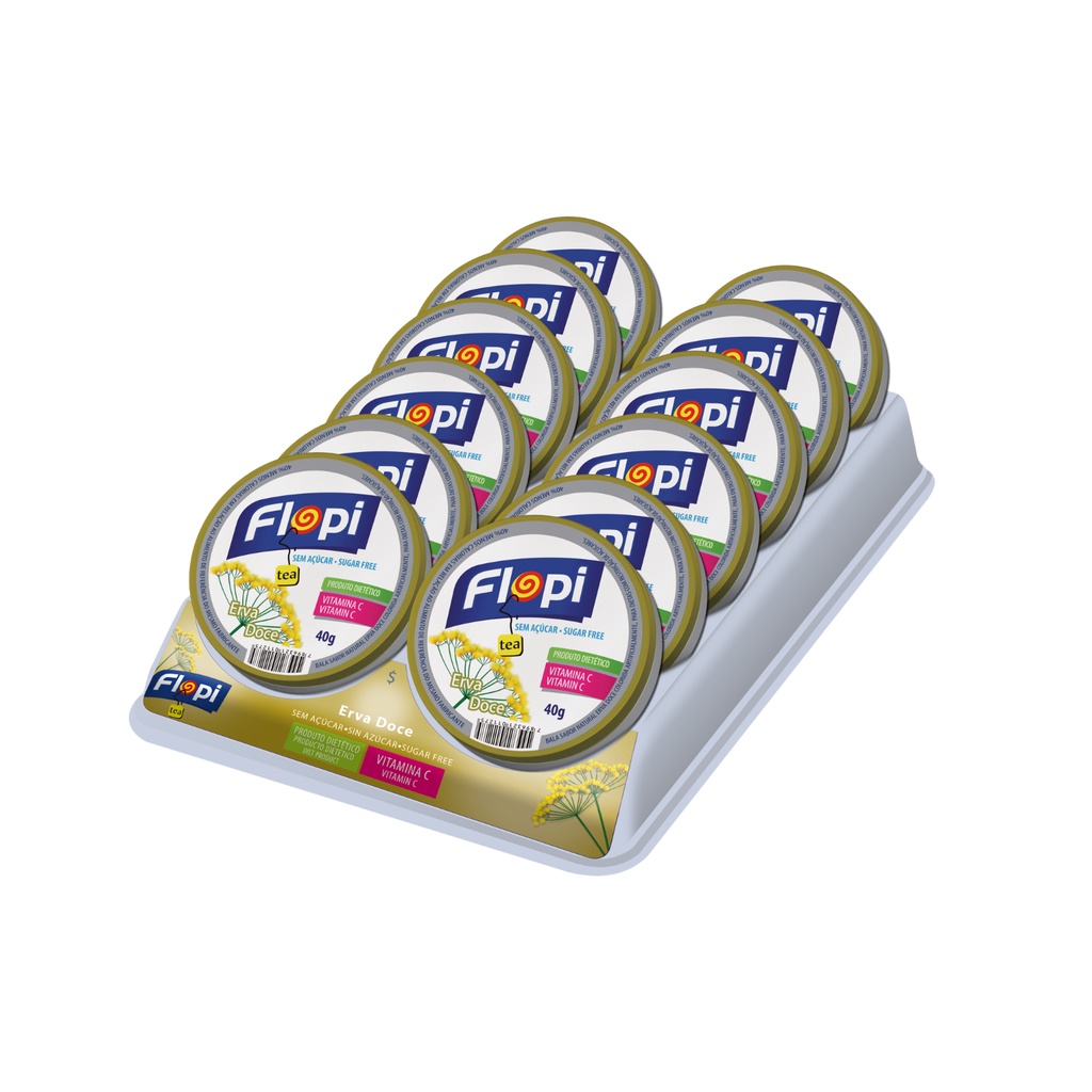 Bala Tea de Erva Doce Sem Açúcar - Pack | Shopee Brasil