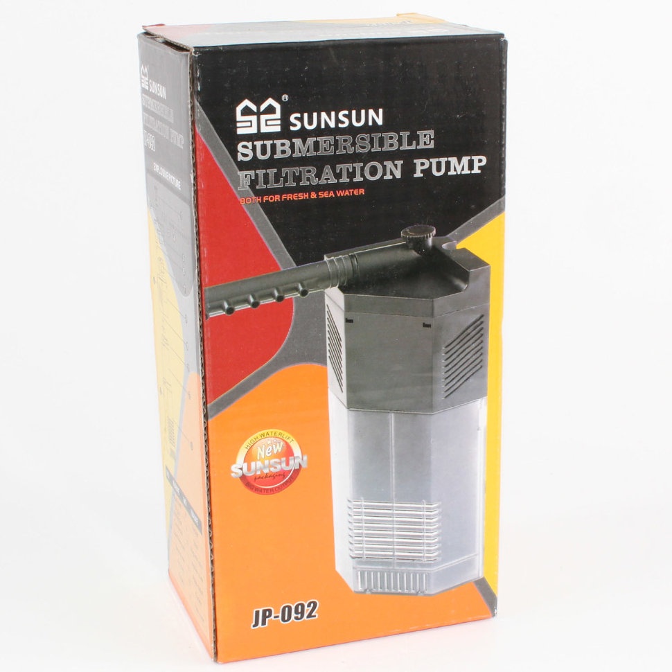 Bomba filtro de canto sunsun JP-092 250LH 127V aquaterrário | Shopee Brasil