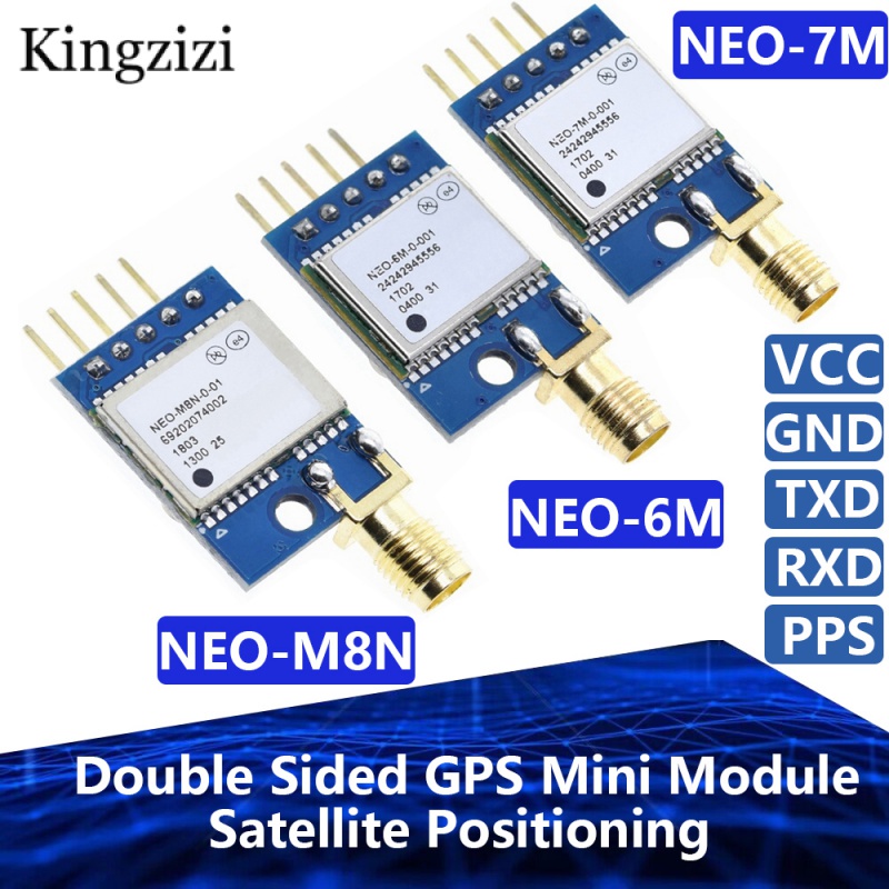 Neo-6m 7m m8n Mini Módulo Gps Dupla Face Microcontrolador De ...