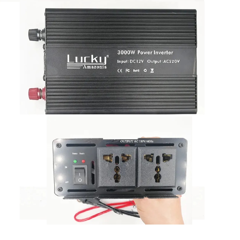 Inversor Conversor Tensão Transformador 3000w 12v 220v 50hz | Shopee Brasil